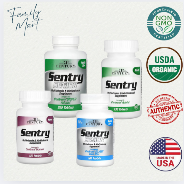 Family Mart | Sentry Senior, Multivitamin & Multimineral Supplement ...