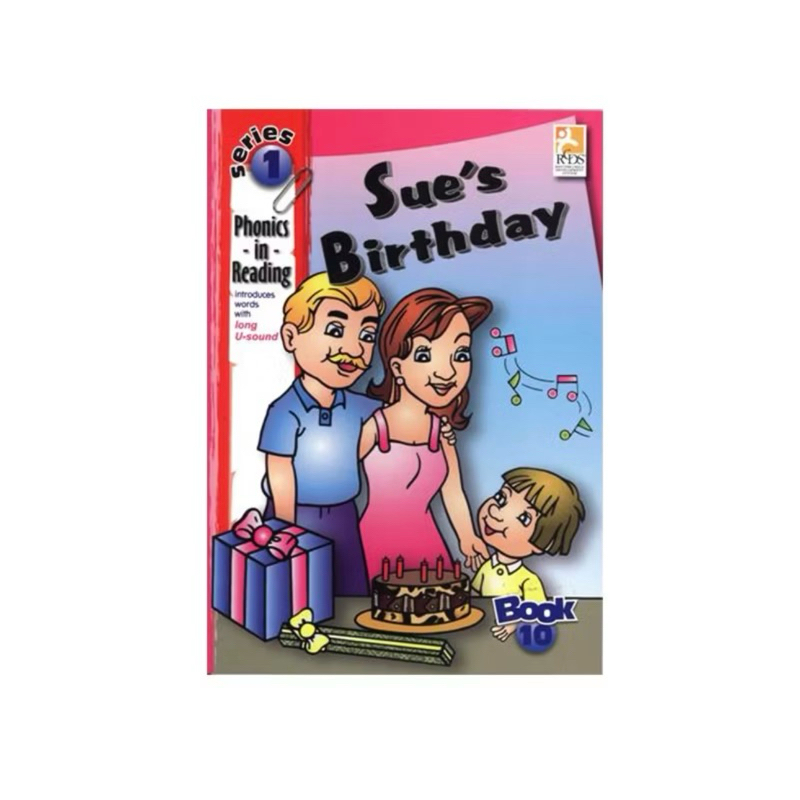 FUN TO READ PHONICS IN READING-SUE'S BIRTHDAY-BOOK 10 FUNNY SHORT STORIES FOR CHILDREN ...