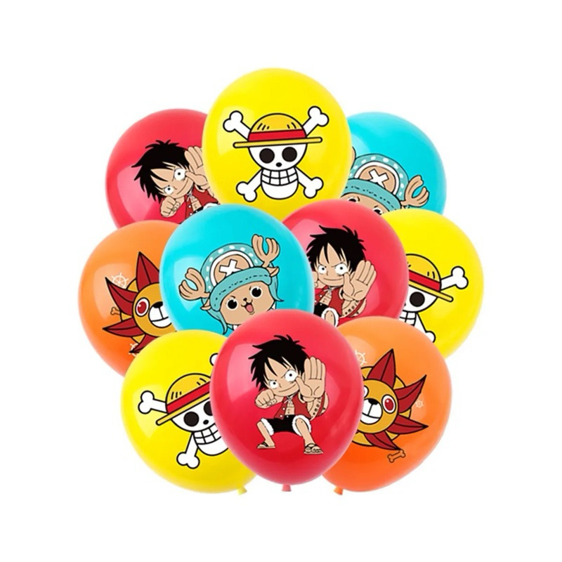 LUFFY One Piece Characters 12inch Latex Balloons For Your Party Themed ...