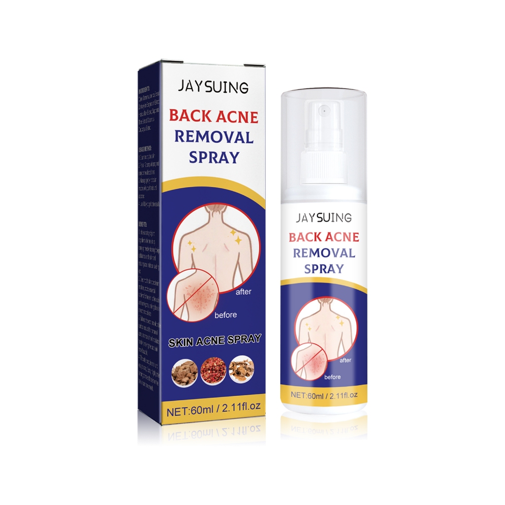 Jaysuing Back Care Spray reduces acne marks on the back and smoothes ...