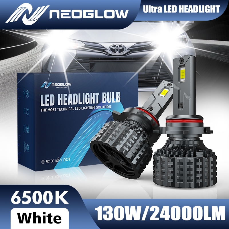NeoGlow Car LED headlight Ultrar 130w 24000LM 6500k IP68 Suitable for all Honda model years ...