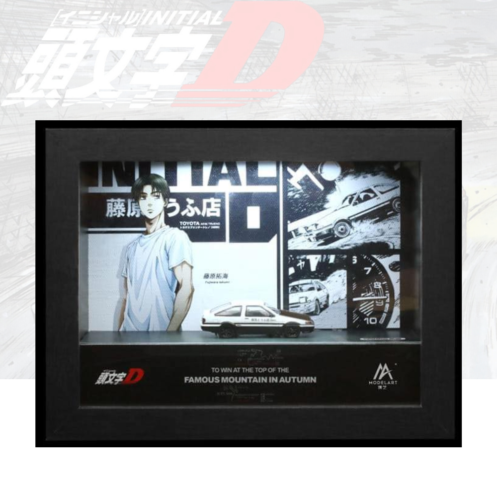 MoreArt 1/64 Scale Initial D Theme AE86 with Light One-Piece Frame Diorama | Shopee Malaysia