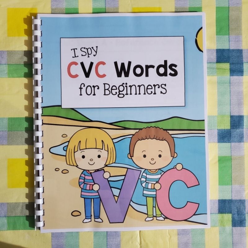 PreK-Grade3| I Spy CVC Words for Beginners| 69 pages | Shopee Malaysia