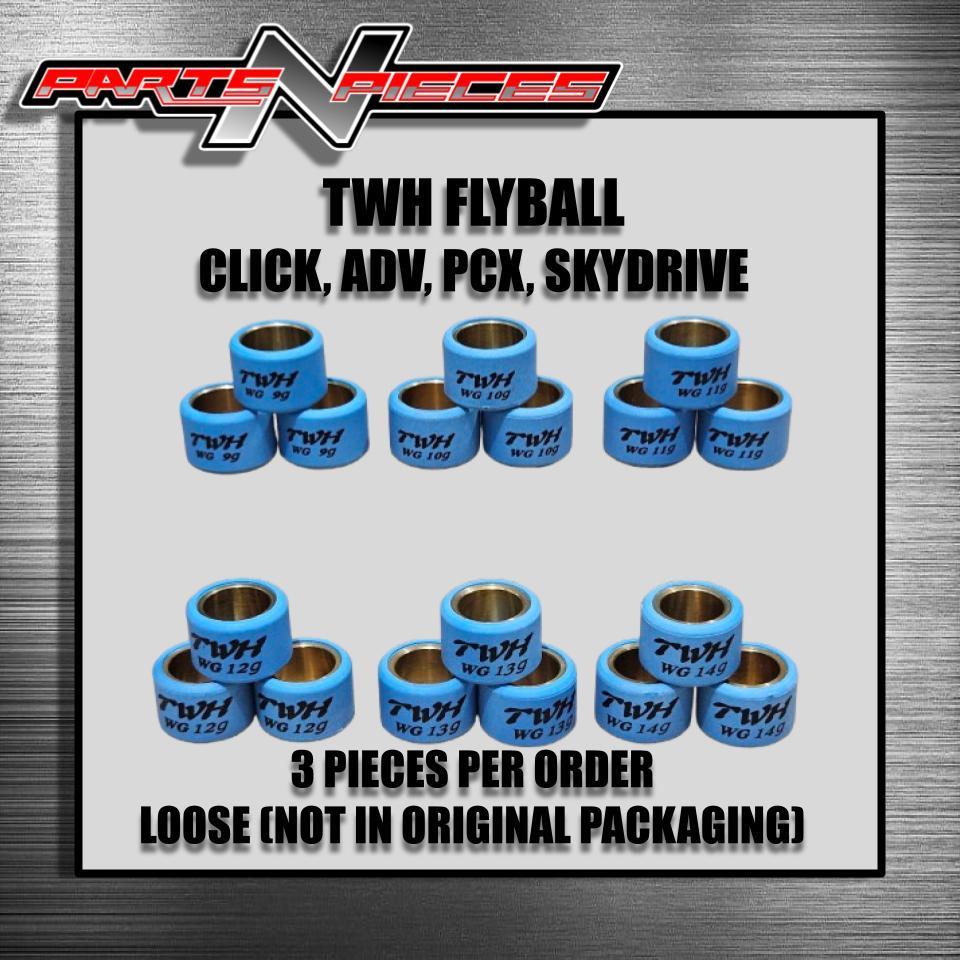 TWH ROLLER FLYBALL FOR CLICK, ADV, PCX, SKYDRIVE (3 PIECES PER ORDER ...