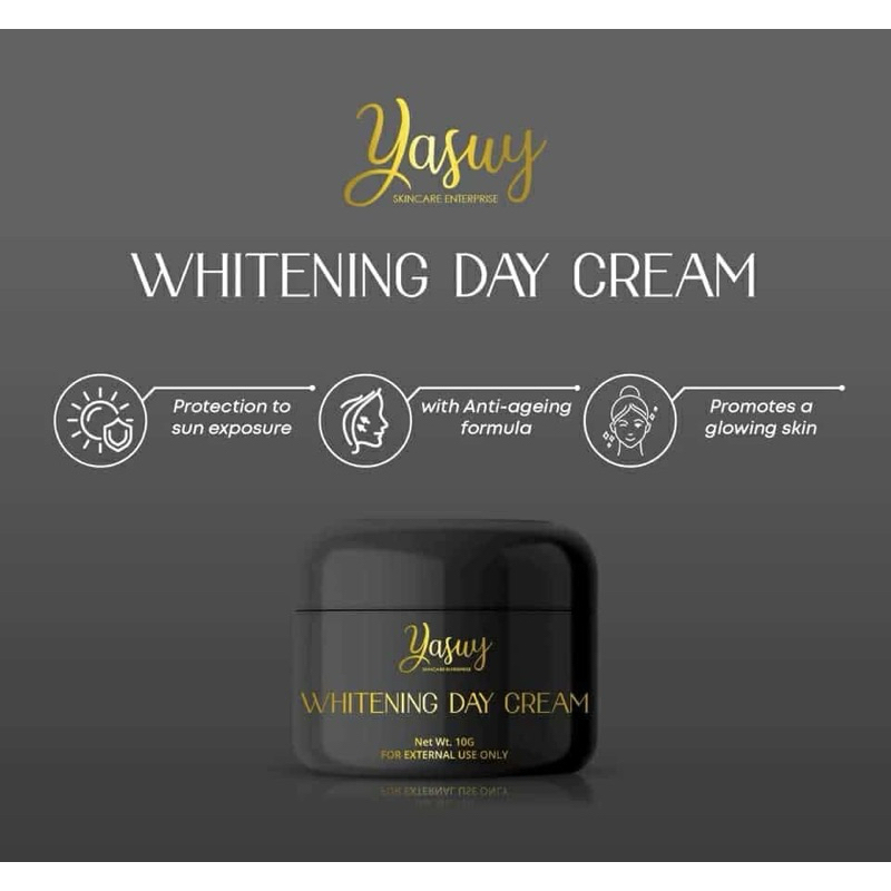 SS Yasuy Whitening Moisturizer Day Cream 10g | YASUY NIGHT CREAM 10g ...