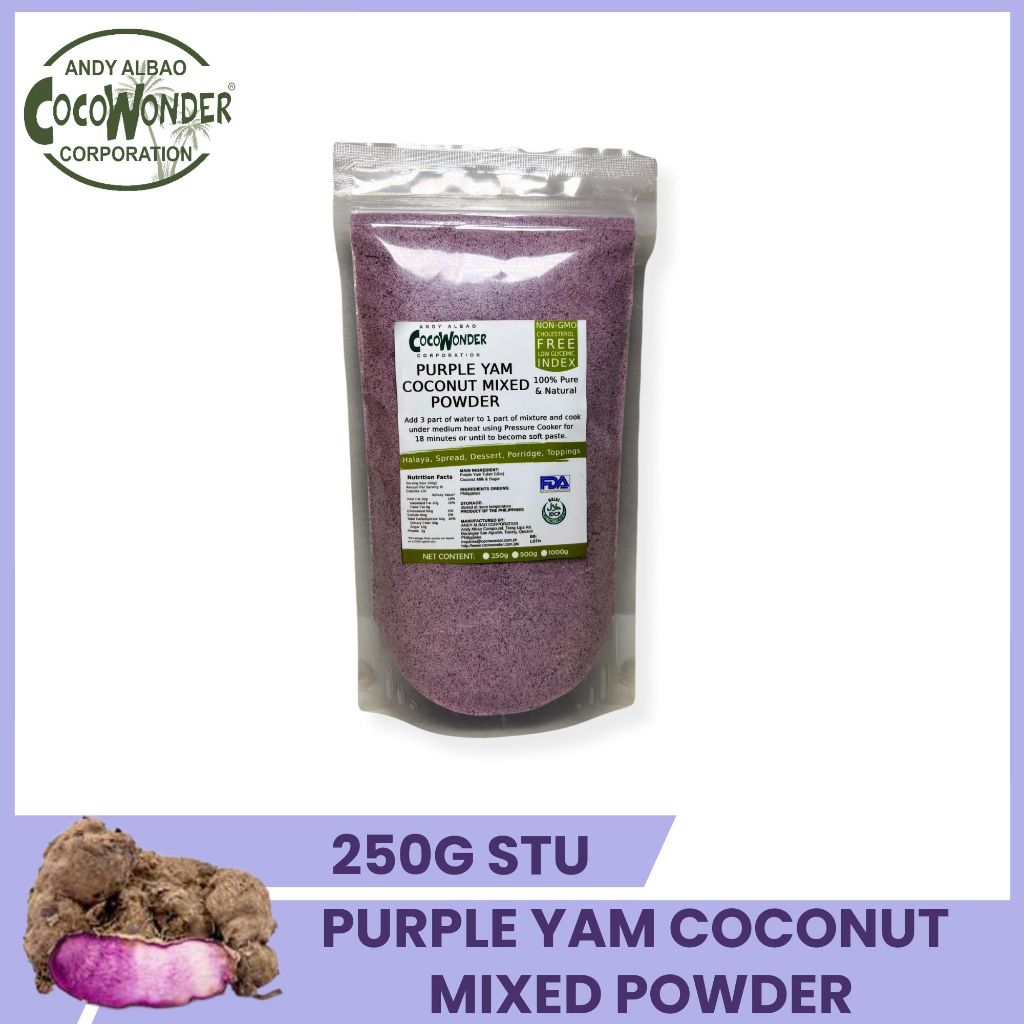 PURPLE YAM POWDER MIXED - COCOWONDER (100% Natural) | Shopee Malaysia