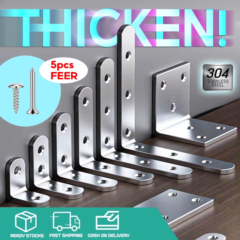 Angle Bracket L Shape Bracket Stainless Steel Corner Code L Shape ...