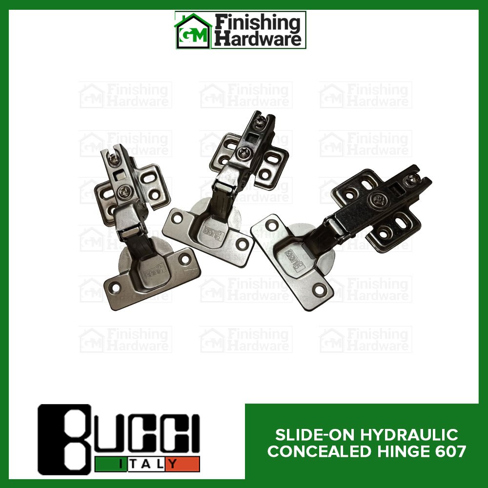 Slide-On Type Hydraulic Concealed Hinges 607 (2PCS/PACK) | Shopee Malaysia