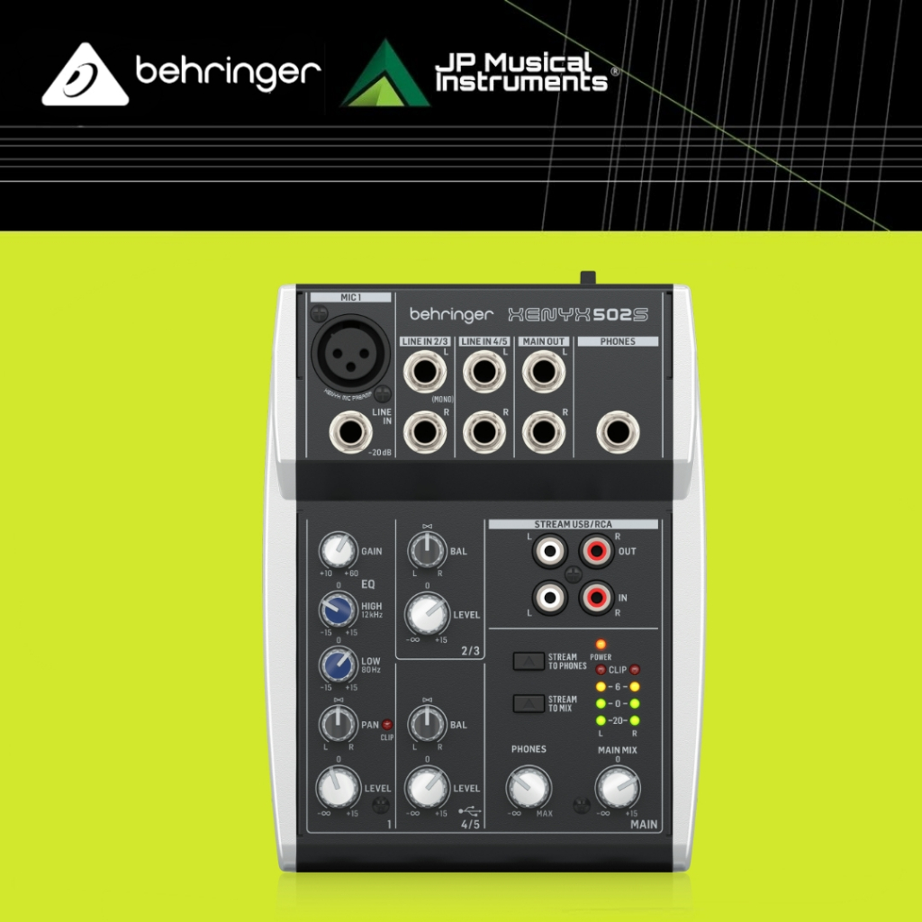 Behringer Xenyx 502S Digital Analog Mixer | Shopee Malaysia