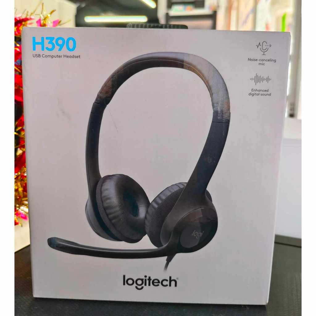 LOGITECH H390 USB STEREO HEADSET (BLACK) | Shopee Malaysia