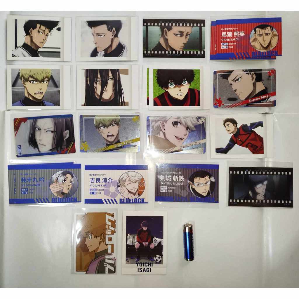 Blue Lock Anime Card (Official) | Shopee Malaysia