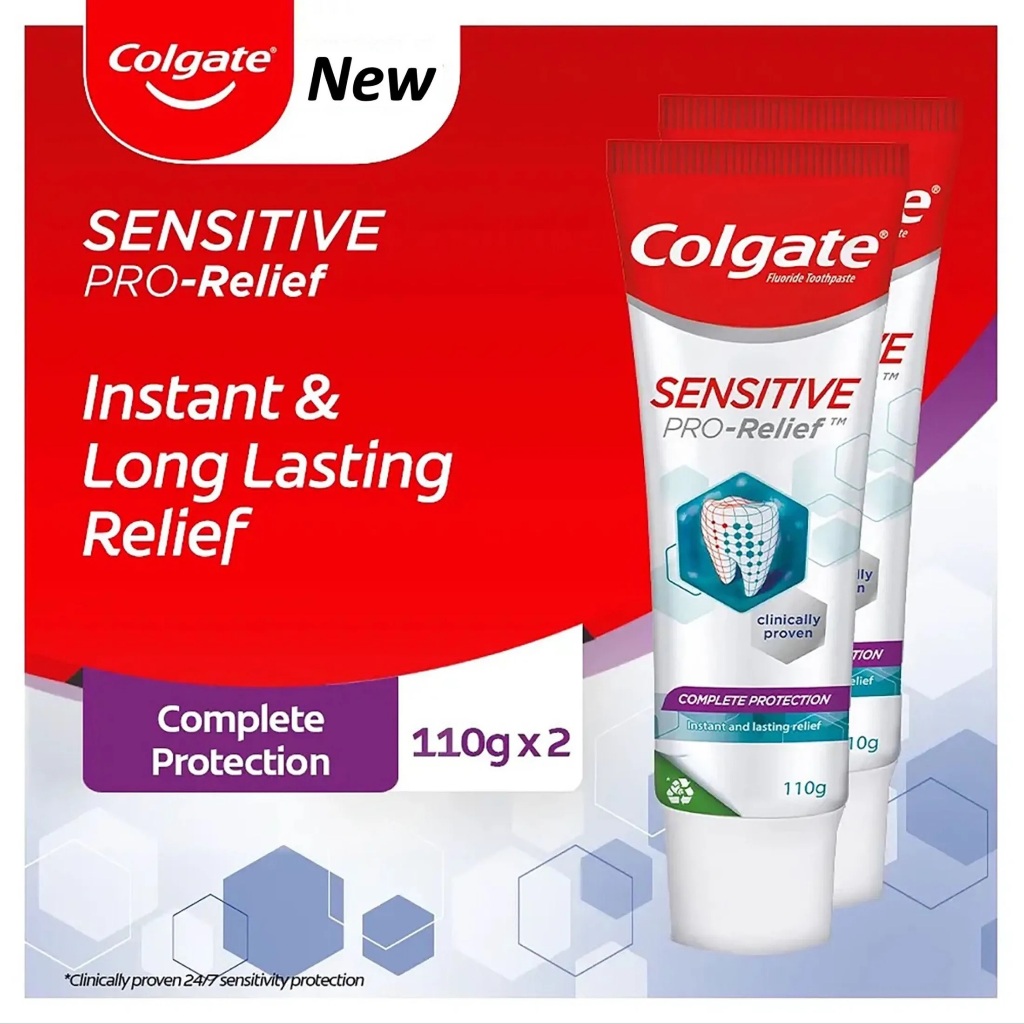(Twin Pack) Colgate Sensitive Pro-Relief Complete Protection Toothpaste ...