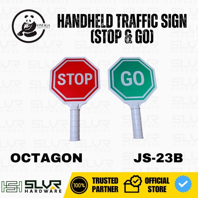 MG Handle PVC Safety Traffic Sign (Stop & Go Reversible) 1 PC. | Shopee ...