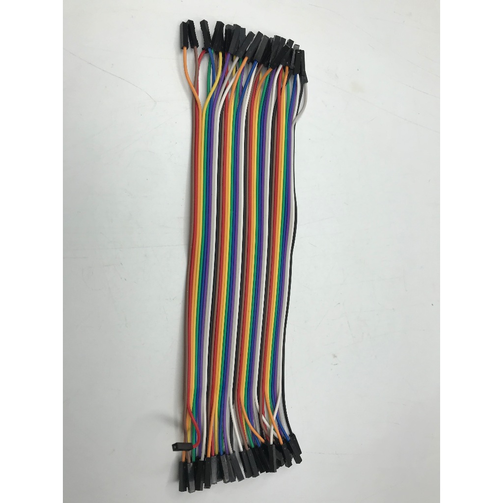 PC PO Dupont Jumper Wire Female To Female 40pcs per set, 2.54mm, 20cm ...