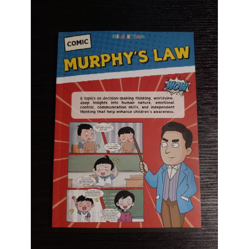 MURPHY'S LAW: COMIC by MILO STEAM (PAPERBACK) English Comic | Shopee ...