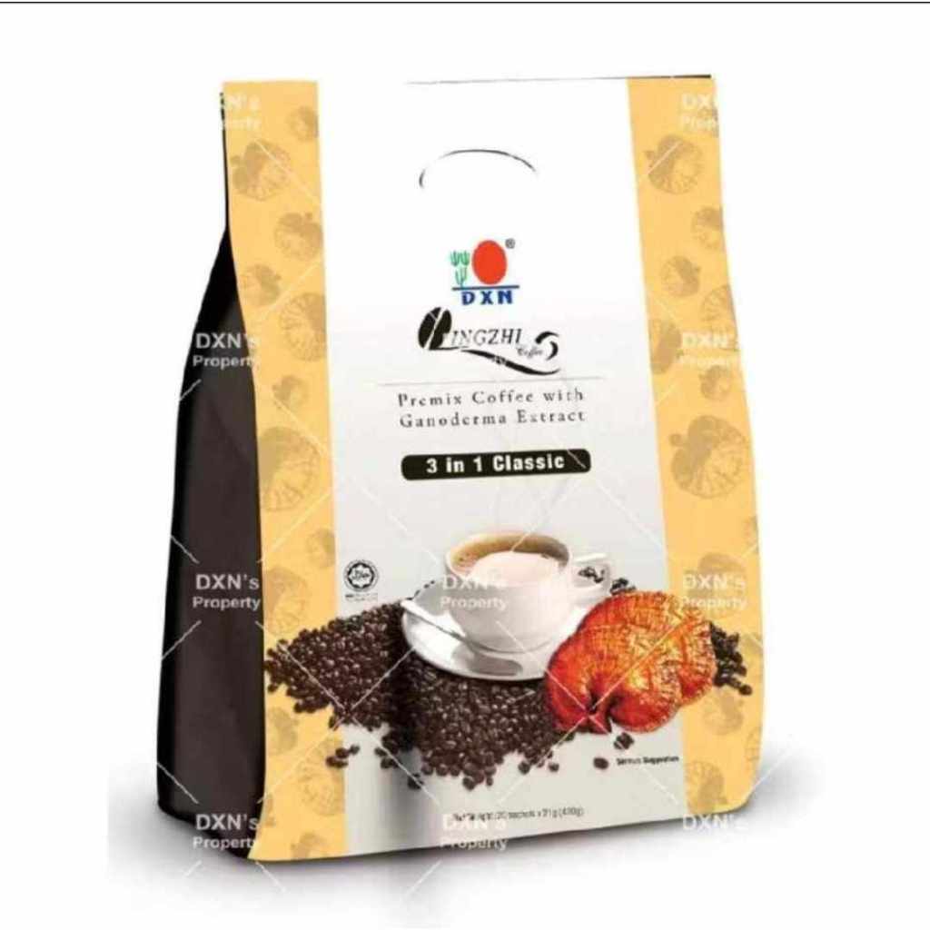 DXN Lingzhi Coffee 3 in 1 Classic 20's and Classic 10's | Shopee Malaysia
