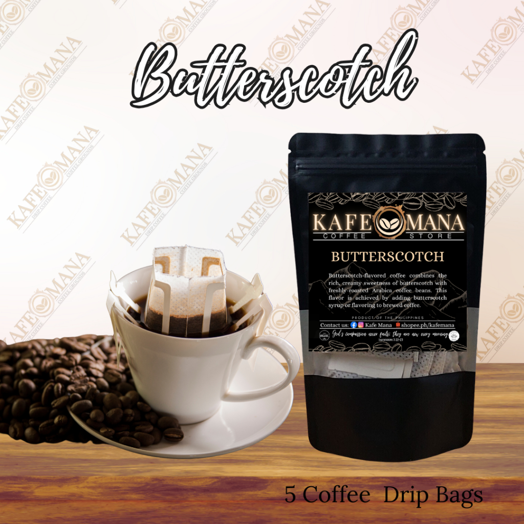 Kafe Mana Flavored Coffee Drip Bag 5s Medium Ground Instant Brew ...