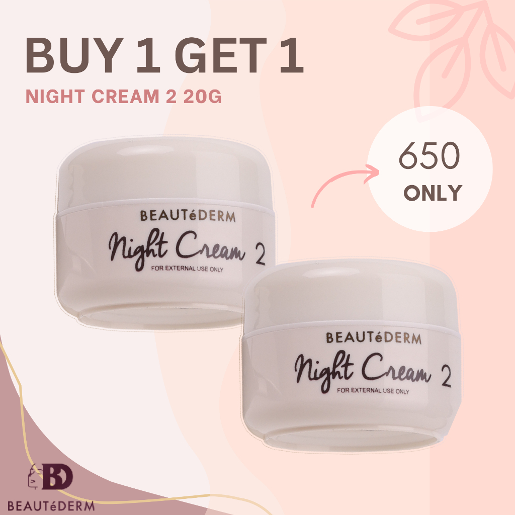 Beautederm Night Cream 2 - Moisturizing Cream (for 20g and 50g ...