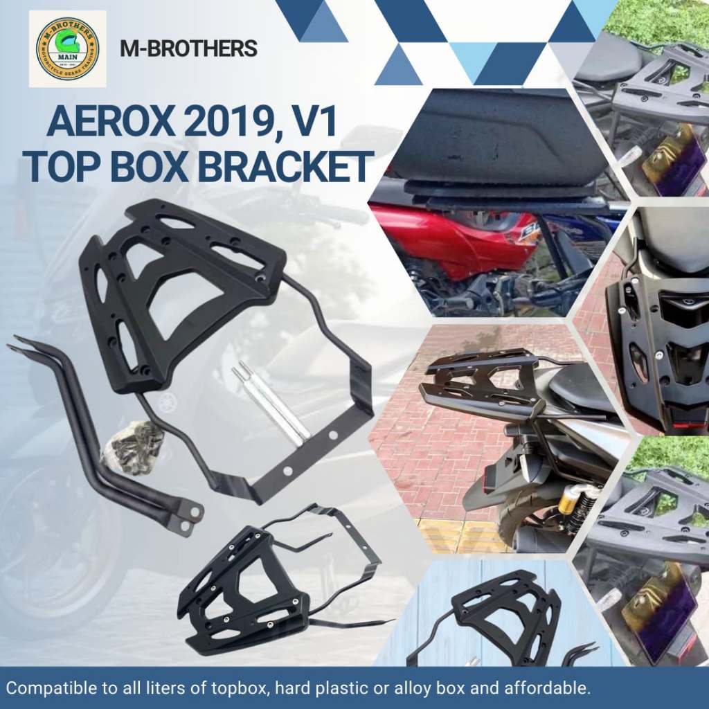 3319 RAVEN BRACKET FOR AEROX V1 FOR ALL KIND OF TOPBOX | Shopee Malaysia