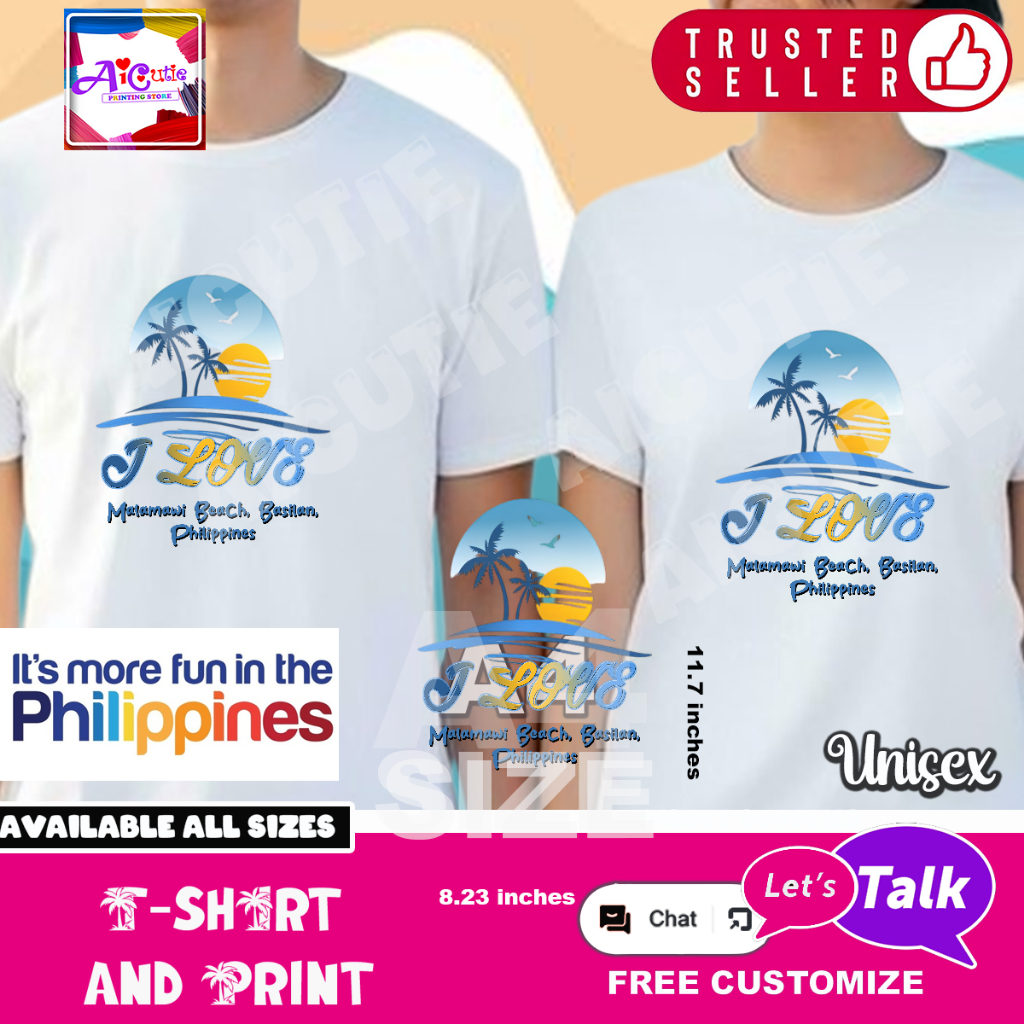 I LOVE Malamawi Beach, Basilan, Philippines T-SHIRT DESIGN BEST FOR AND ...