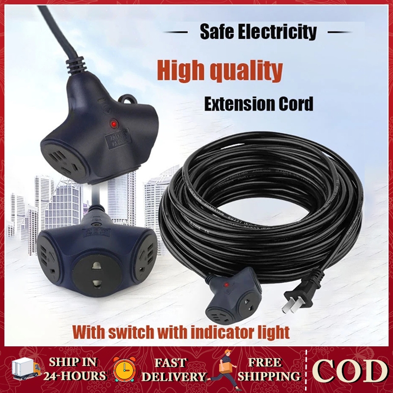 Electric Vehicle Extension Cord Socket Heavy Duty Cables Outdoor Socket ...