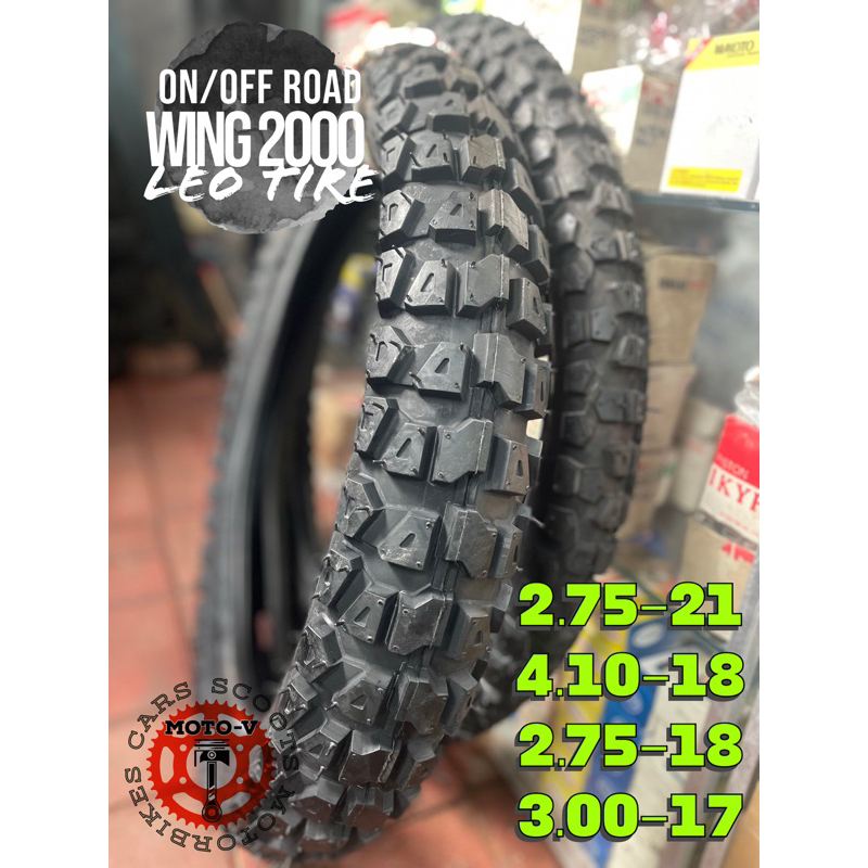 On/Off Road DUAL SPORT TIRE ( FUJI WING 2000 LEO ) | Shopee Malaysia