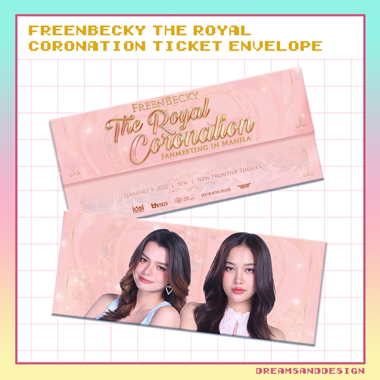 FREENBECKY The Royal Coronation Ticket Envelope | Shopee Malaysia