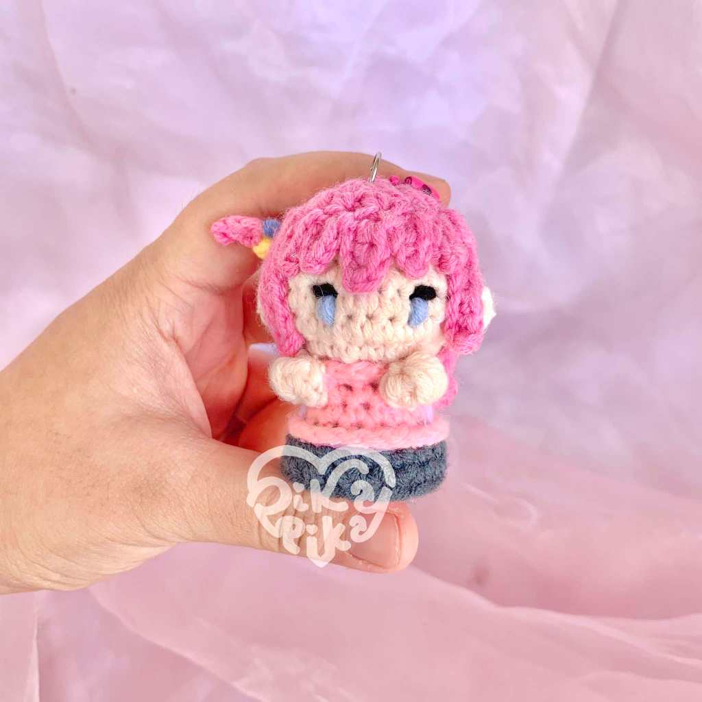 Hitori Gotō Crochet Chibi Keychain (Bocchi The Rock!) | Shopee Malaysia