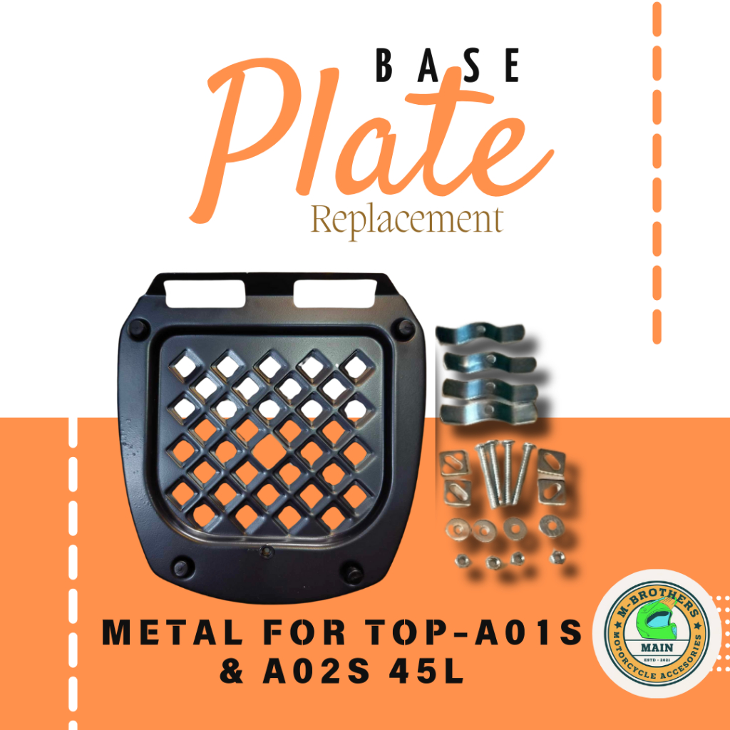 45 Liters Base Plate REPLACEMENT for TOP-A01S,TOP 01,A02S HNJ Top Box (Set and Metal BasePlate ...