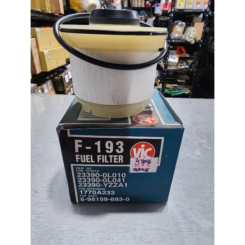 Fuel Filter F-193 VIC (Japan) for Toyota Hilux / Fortuner / Hi-ace ...