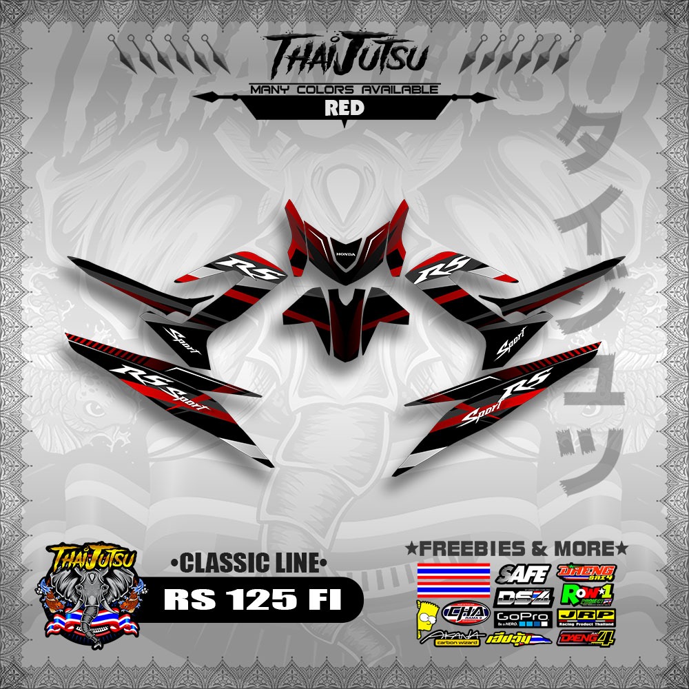 RS 125 FI DECALS ( CLASSIC LINE)【ThaijutsuStickers】 | Shopee Malaysia
