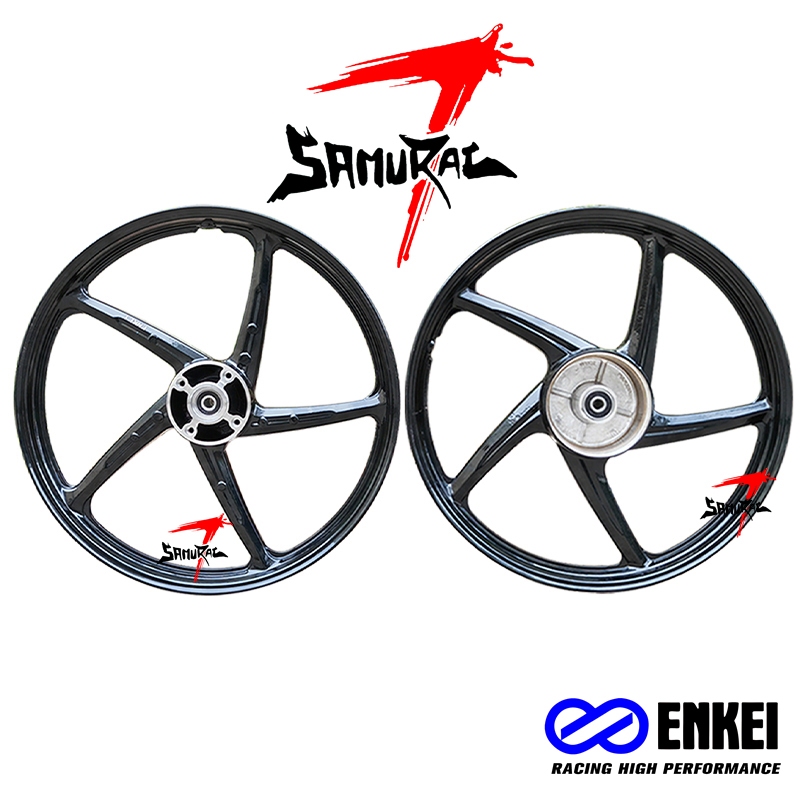 Enkei Mags 5 Spoke Mags For Honda XRM110 Wave125 1.4x1.4x17 Made in ...