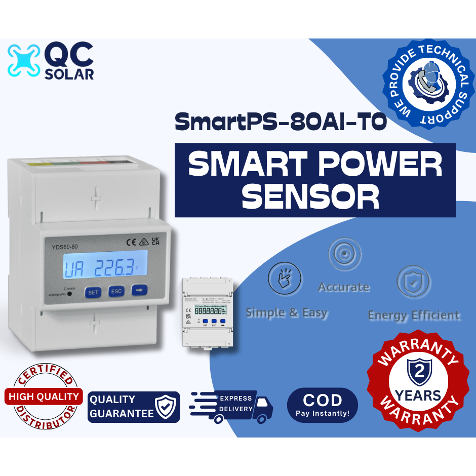 SOLAR SMART POWER SENSOR (SMART METER) SmartPS -80AI-T0 ACCURATE SMART ...