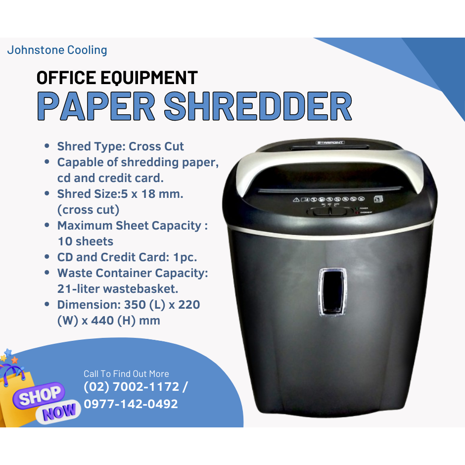 STARPOINT Paper Shredder Automatic Cutting Machine | Shopee Malaysia