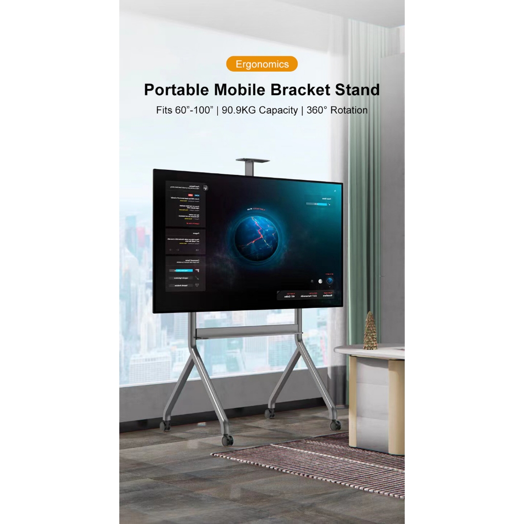 NB NORTH BAYOU P200 60 TO 100 INCH with load capacity of 91 SMART TV ...