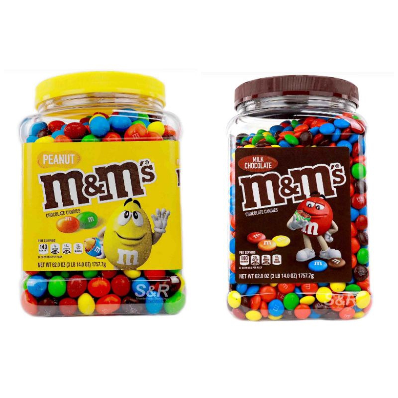 M&M's Peanut Chocolate Candies / M&M's Milk Chocolate Candies 1758g | Shopee Malaysia