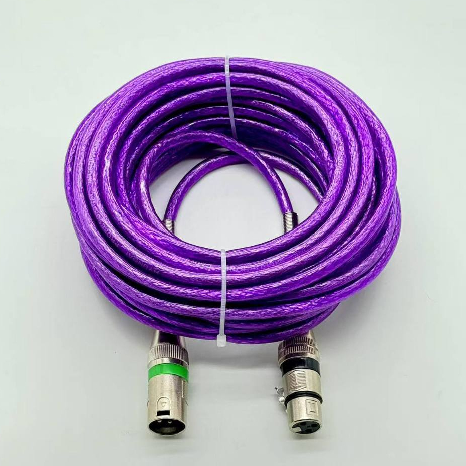 Spring 3 Pin XLR Male to Female 1M 3M 5M 10M 15M 20M Microphone Wire ...