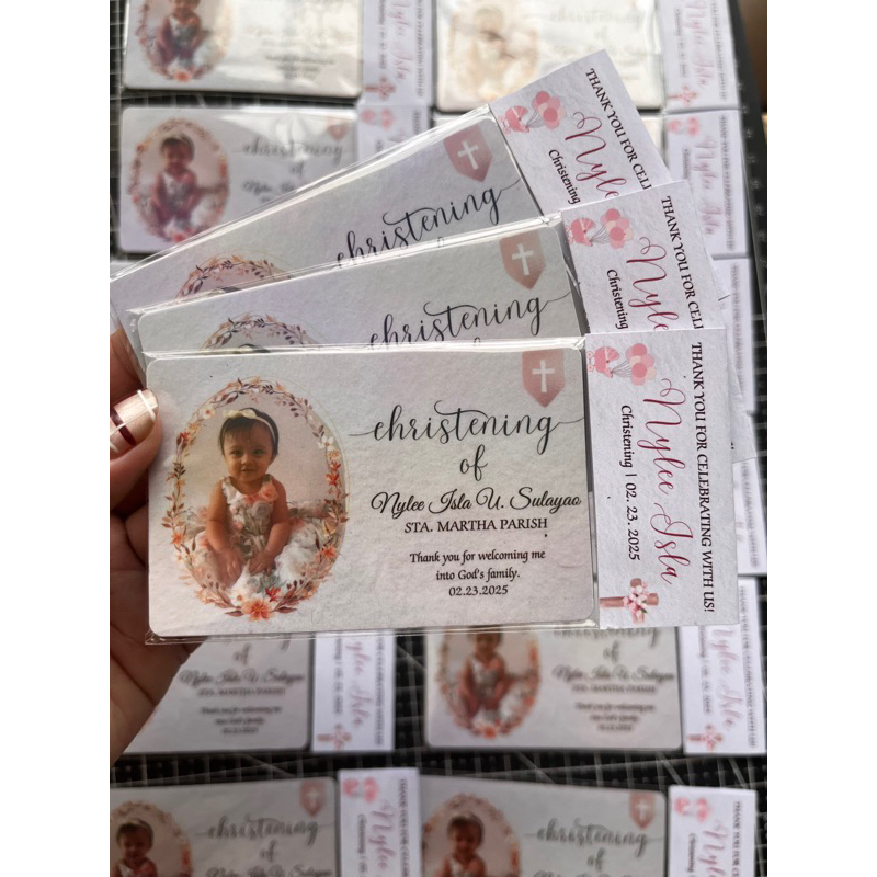 CUSTOMIZED/PERSONALIZED ATM Ref Magnet for birthdays,christening ...