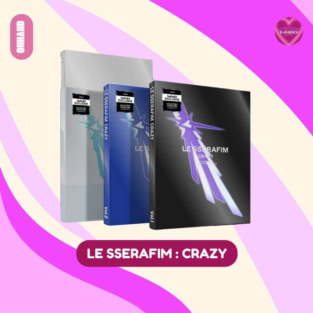 SEALED LE SSERAFIM - [CRAZY] 4th Mini Album | Shopee Malaysia