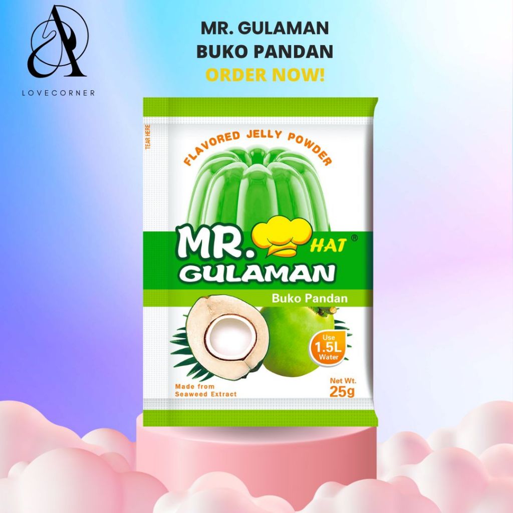 Mr. Gulaman Jelly Powder BUKO PANDAN 250G | Shopee Malaysia