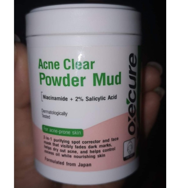 OXECURE Acne Clear Powder Mud 50g | Shopee Malaysia