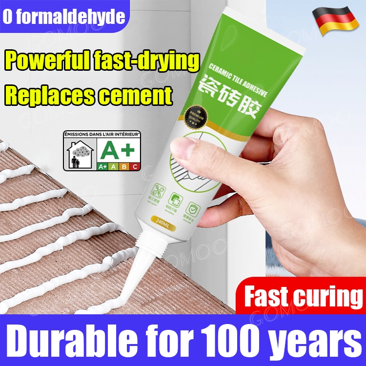 【Load-bearing500KG】240ML tile adhesive glue for floor tiles repair ...