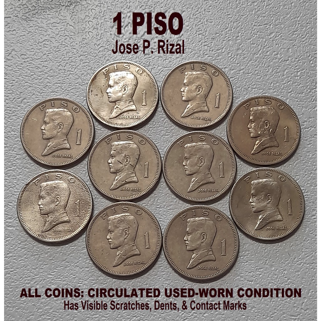 COLLECTIBLE SOUVENIRS, HOBBIES: 1P JOSE RIZAL - 10pcs) | Shopee Malaysia