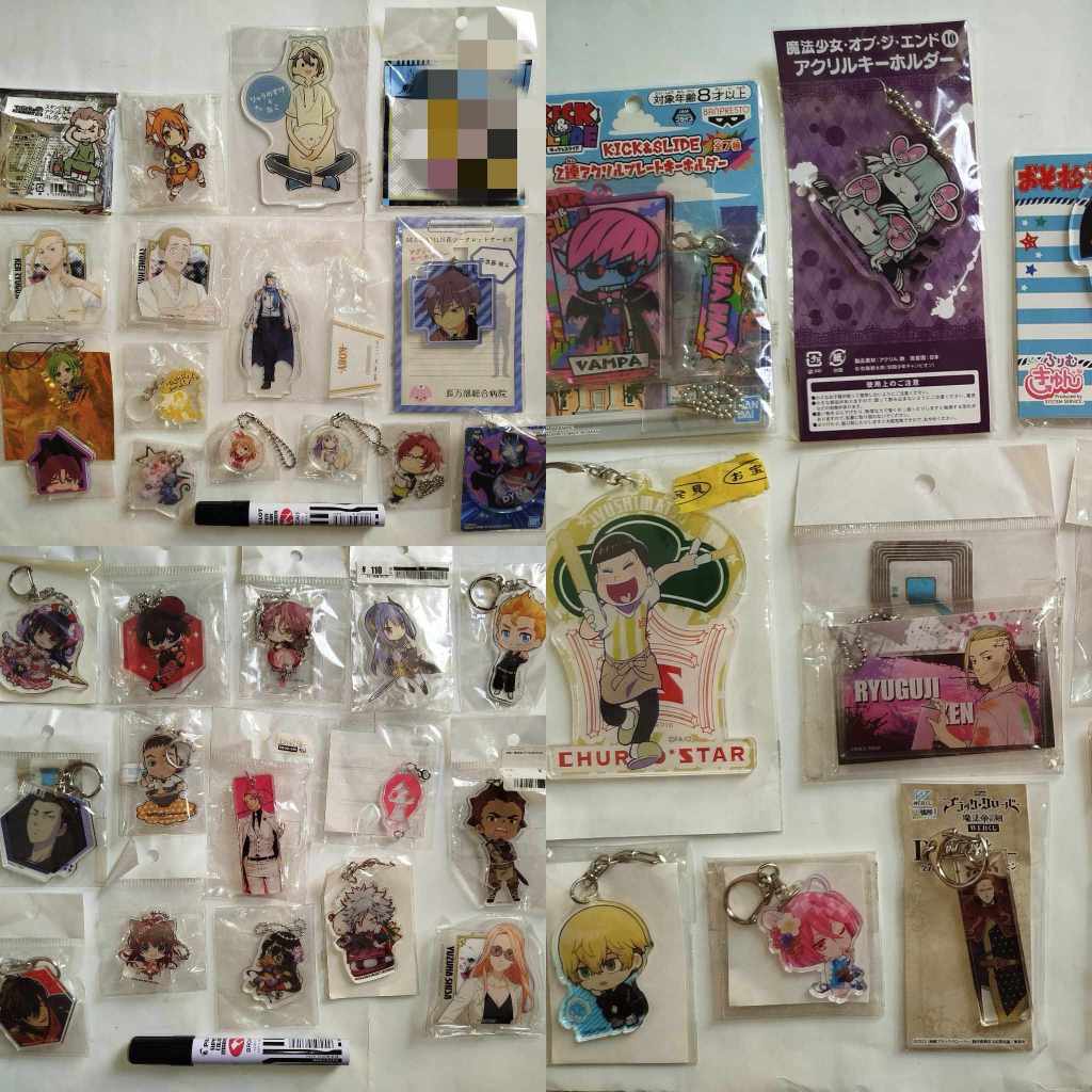 Anime Assorted Acrylic Keychains / Charms / Standee (Official) | Shopee ...