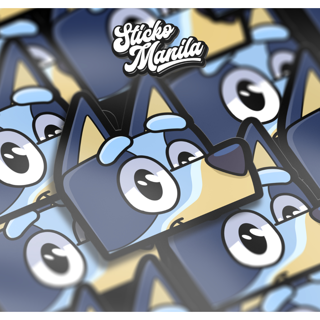 Sticko Manila : Bluey - Bluey (Peeker) | Shopee Malaysia