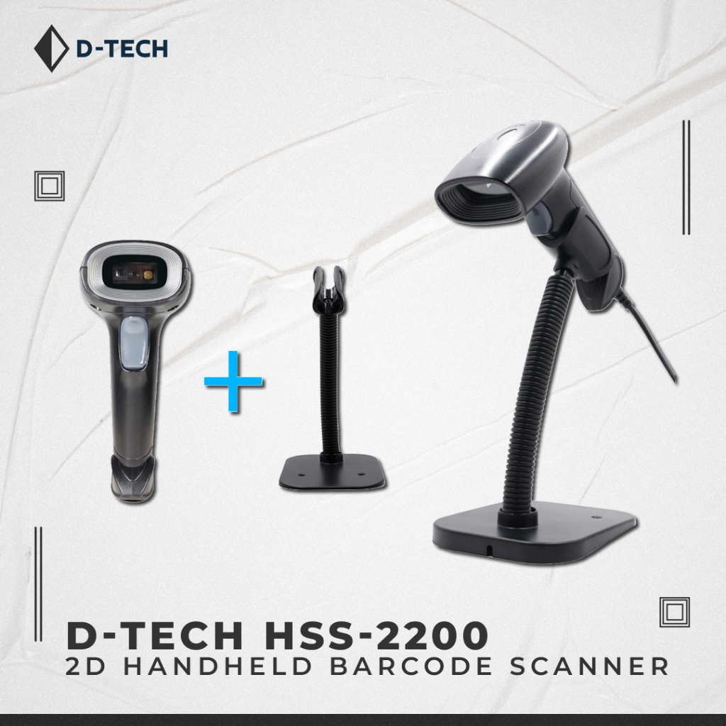 2D BARCODE SCANNER / QR CODE SCANNER WITH STAND AND HANDSFREE MODE ...