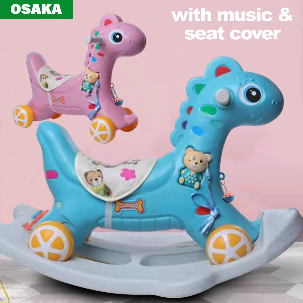 Japan Osaka 3in1 Rocking Horse Rider Push Car Rocker Pony Trojan Toys ...