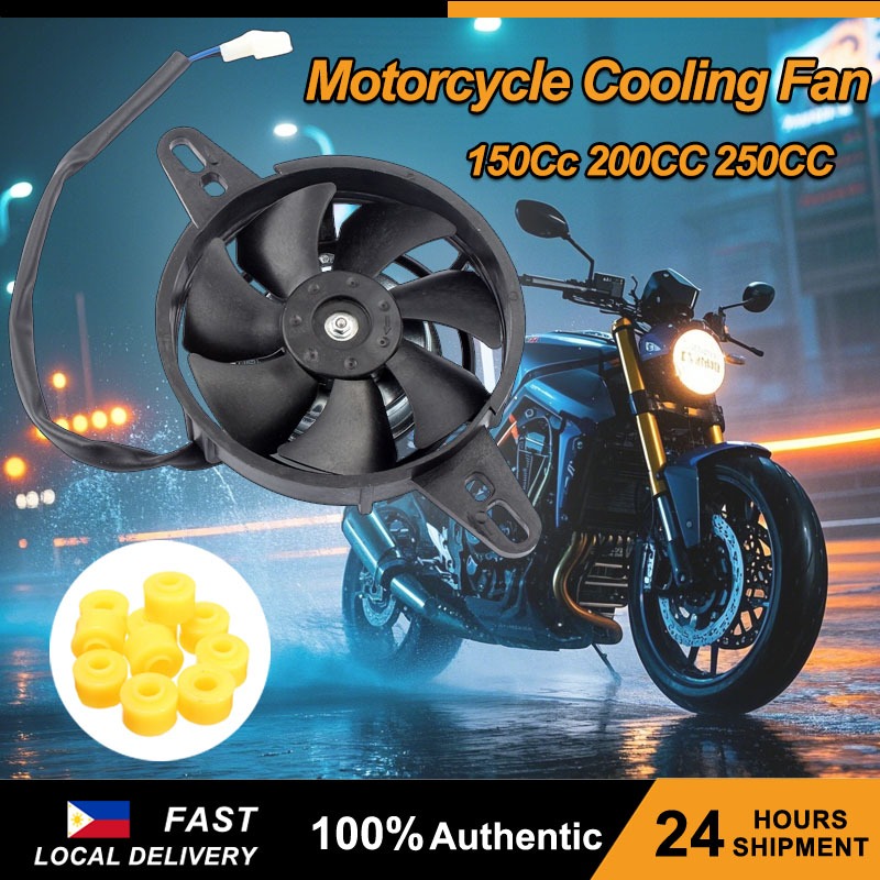 Motorcycle Cooling Fan New Electric Radiator fan 150CC 200CC 250CC Oil ...