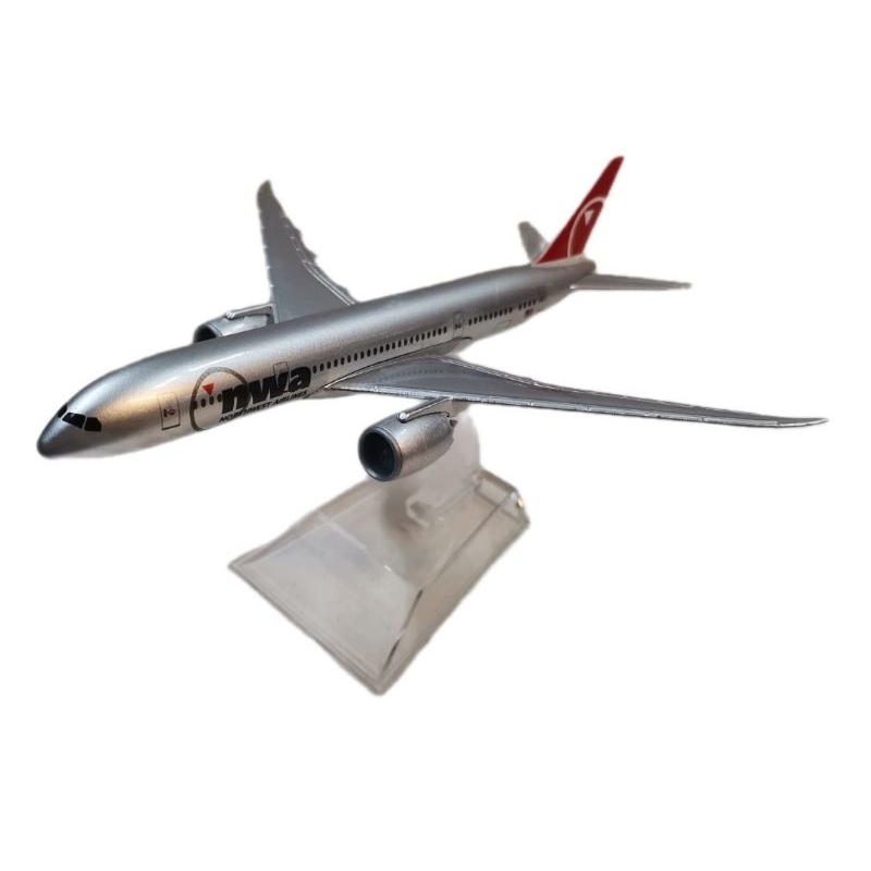 Northwest Airlines Boeing 787 Diecast Toy Airplane Model - 6 Inches ...