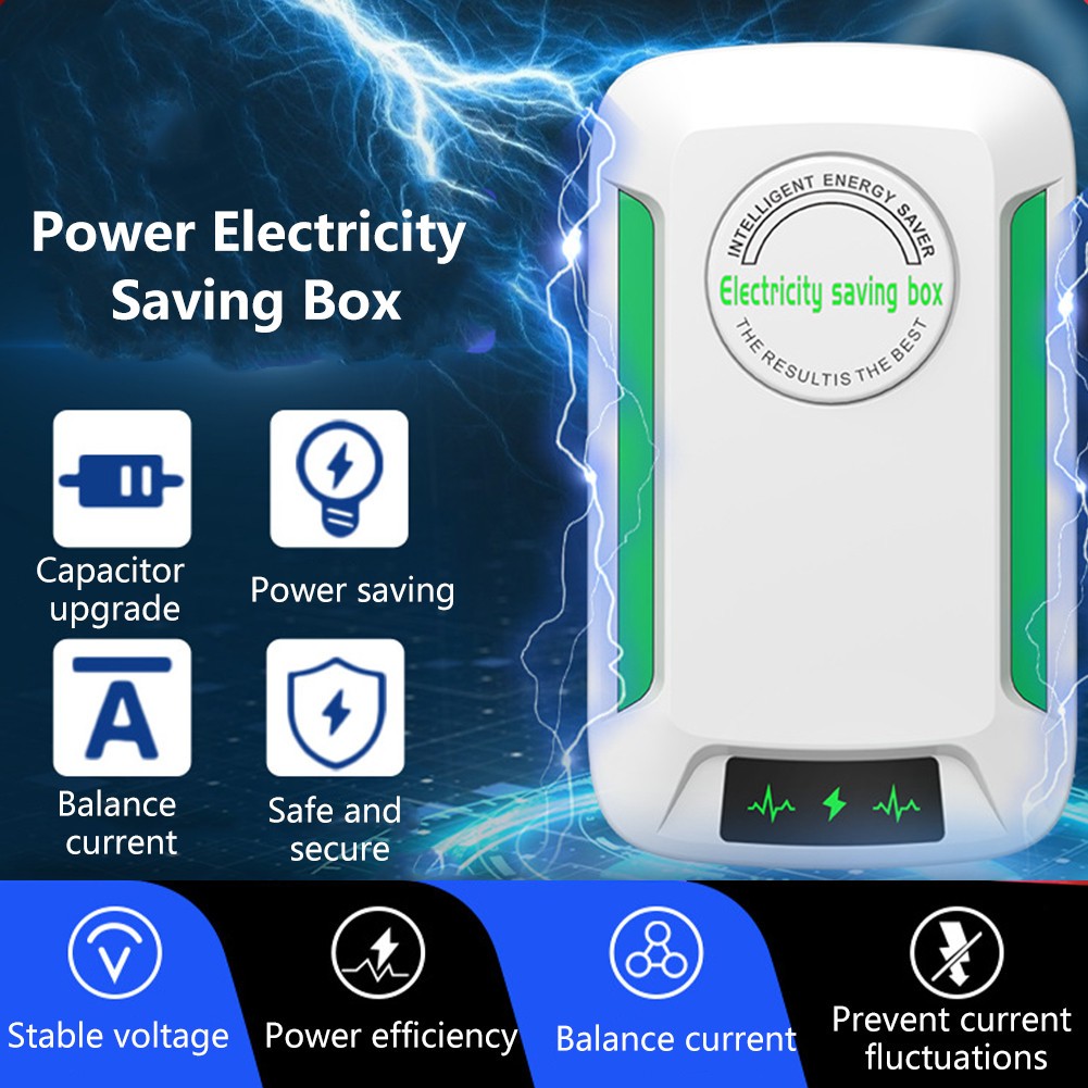 Smart Power Saver Device Voltage Stabilizer & Surge Protector Reduce ...